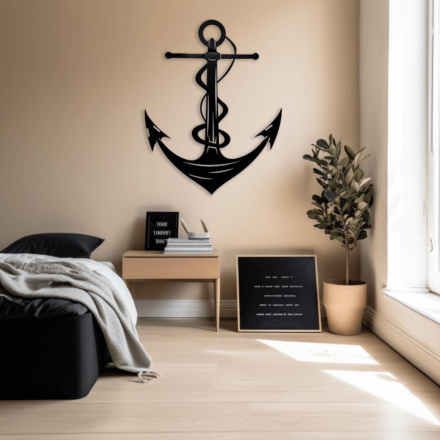 Anchor Metal Wall Decor - XXQ Art